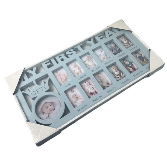 Other | Nwt My First Year Milestone Photo Frame Baby Keepsake Frame ...